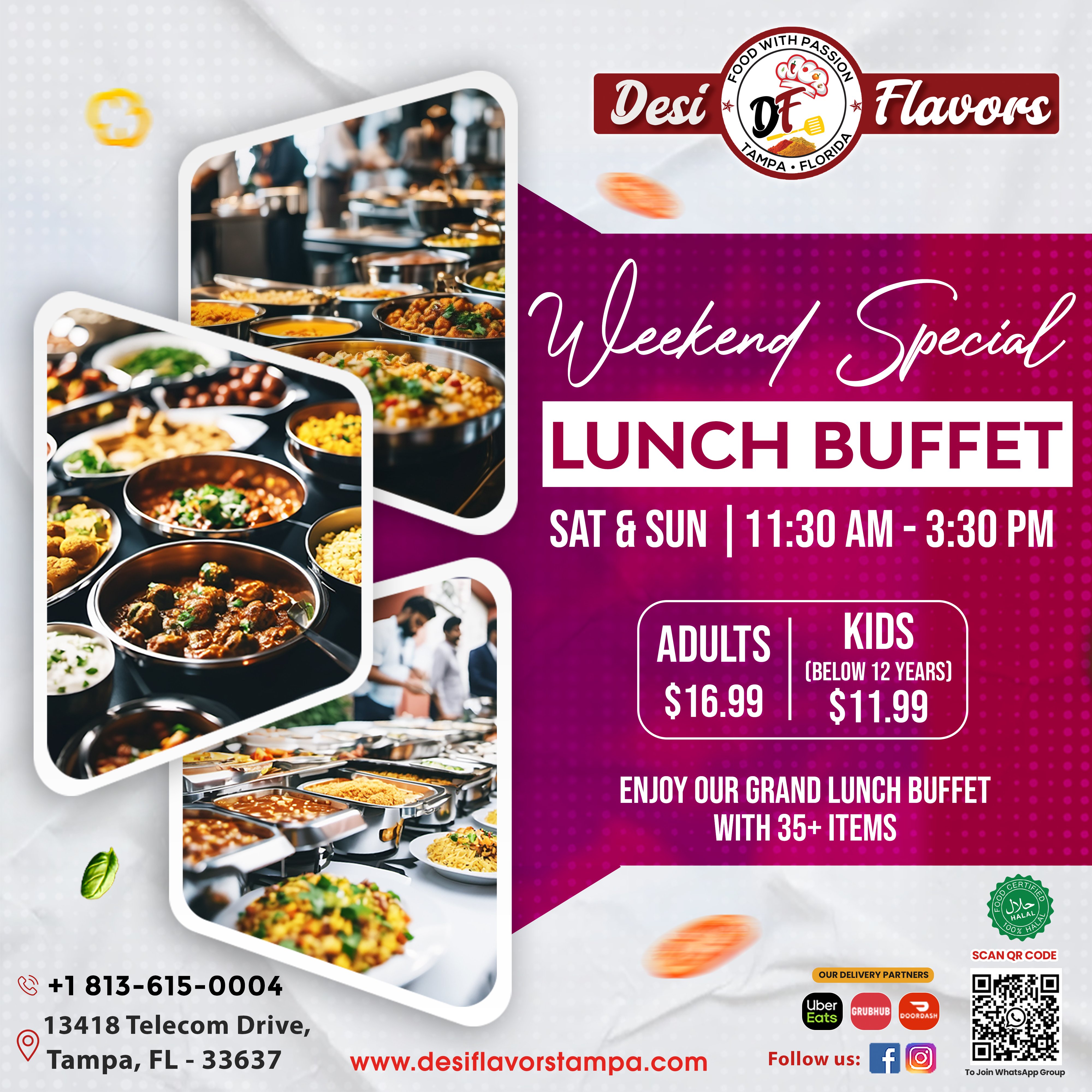 Desi Flavors » Menu