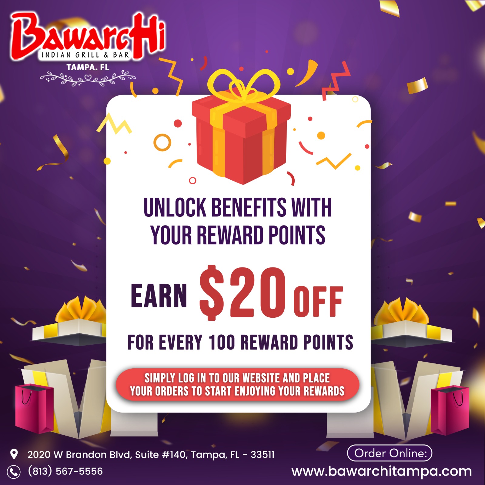 Bawarchi Indian Grill & Bar » Promotions