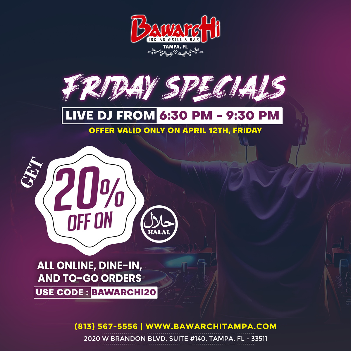 Bawarchi Indian Grill & Bar » Menu / Order Online