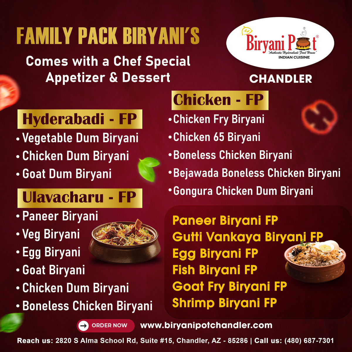 Biryani Pot » Promotions