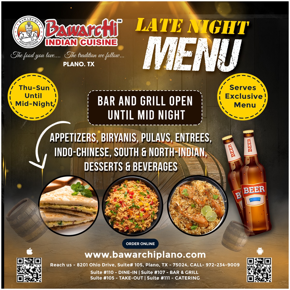 Bawarchi Biryanis Plano » Home